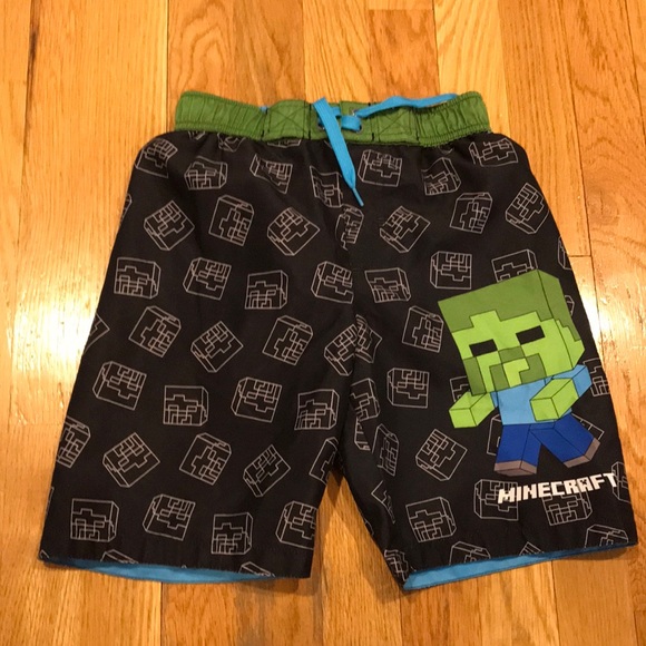 Swim | Minecraft Boys Swim Trunks | Poshmark